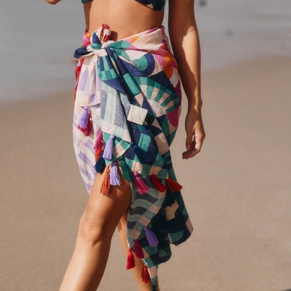 FARM Rio | Swim | Farm Rio Ombre Toucan Sarong | Poshmark